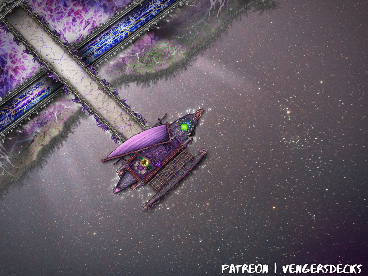 Astral Ship and Dock Map Pack | Venger's Decks