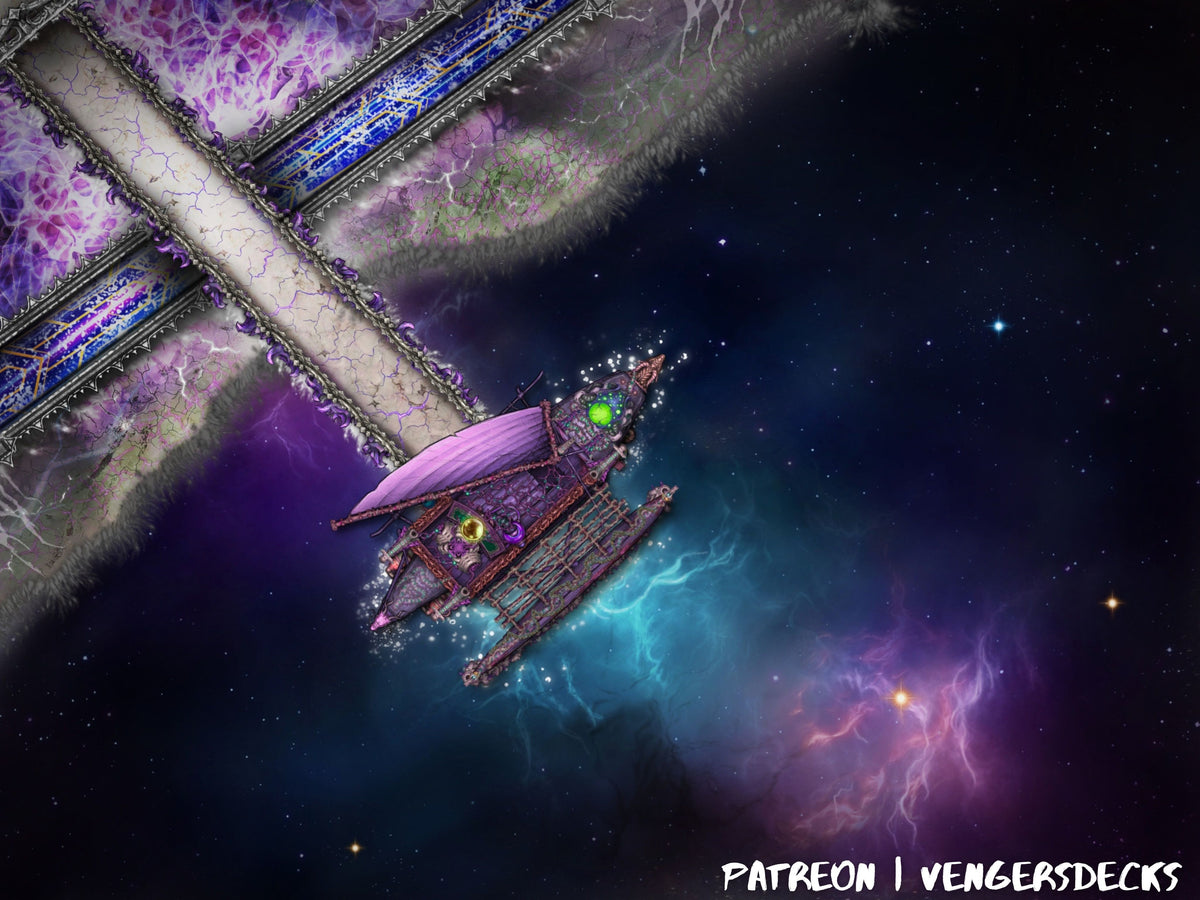 Astral Ship and Dock Map Pack | Venger's Decks